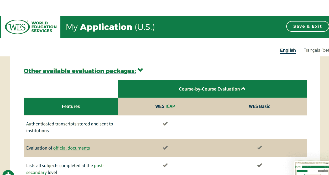Guide To Apply WES Evaluation - Edvantage Solution
