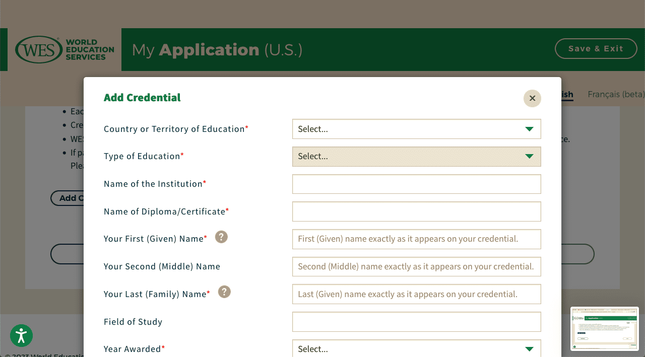 Guide To Apply WES Evaluation - Edvantage Solution