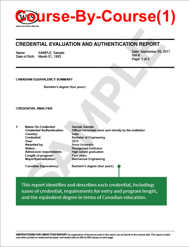 Guide To Apply WES Evaluation - Edvantage Solution