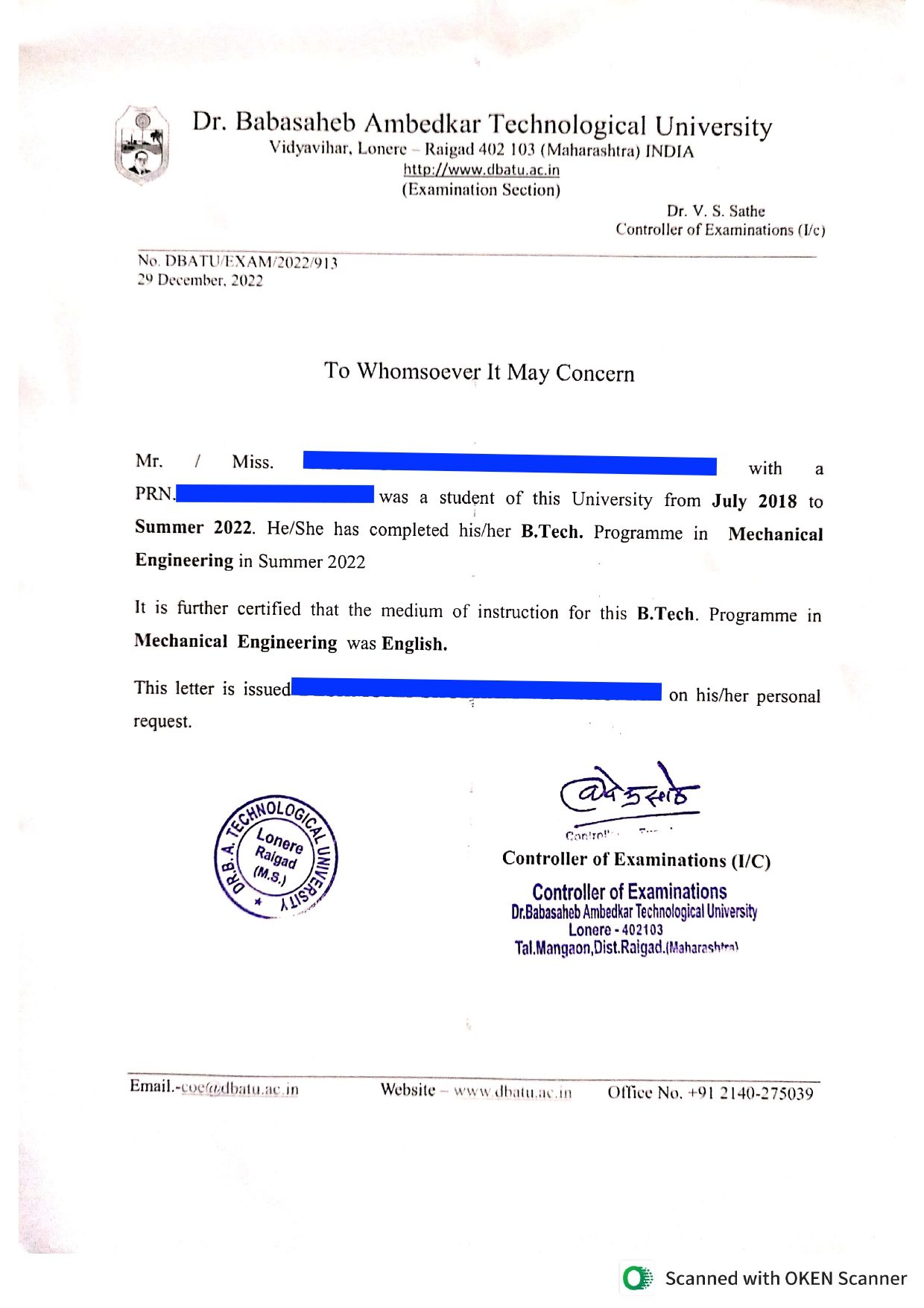 Get Transcripts from University of Mumbai,Mumbai %%page%% - Edvantage Solution